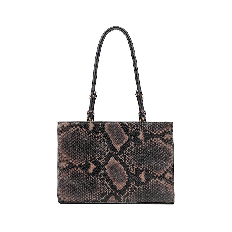 Mini Tote Bag “brown python” - Chylak