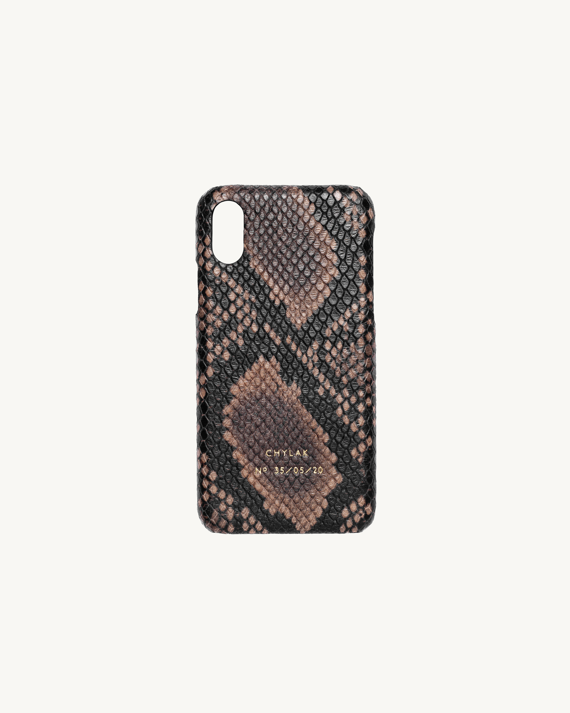 iPhone Case “brown python” iPhone X/XS - Chylak