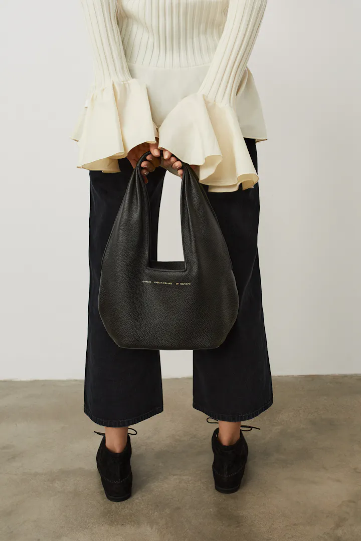 Small Hobo Bag Black - Chylak