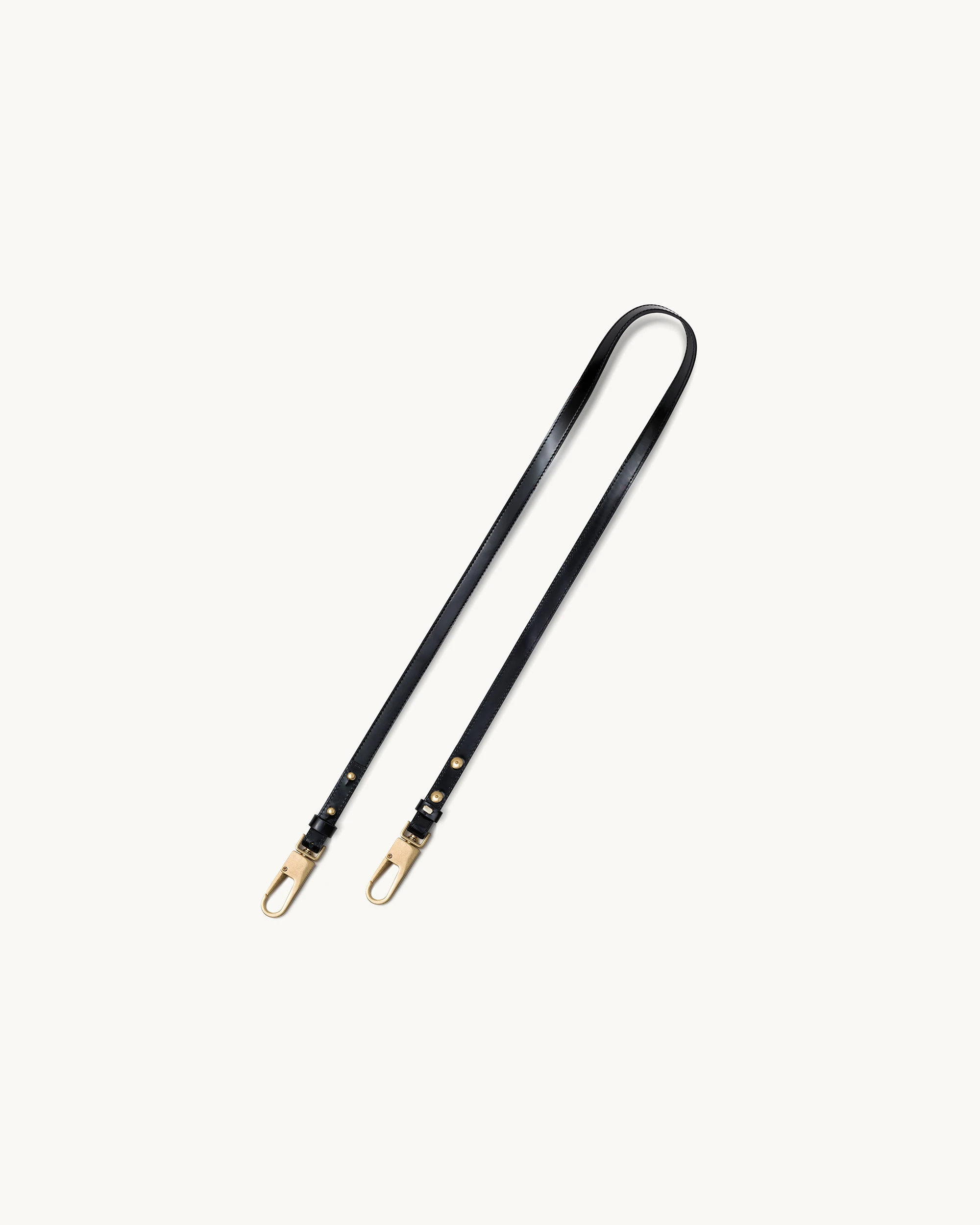 Long Strap “Vintage” Gold “glossy black” - Chylak
