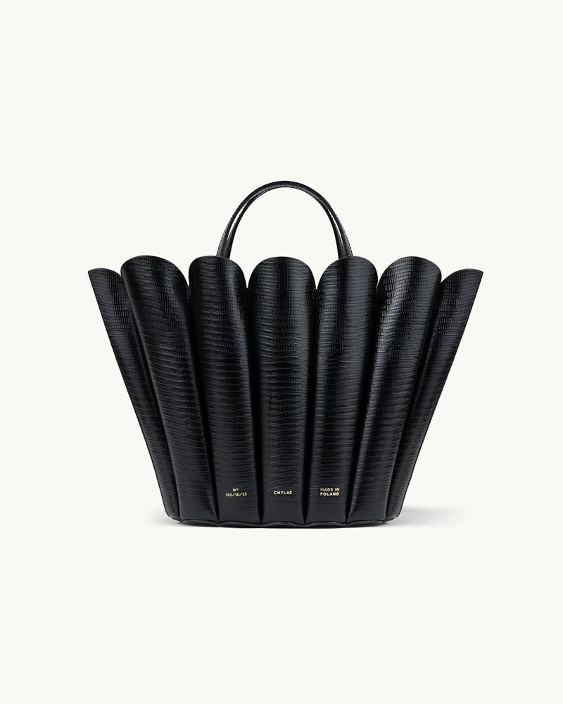 Shell Bag ”black lizard” - Chylak