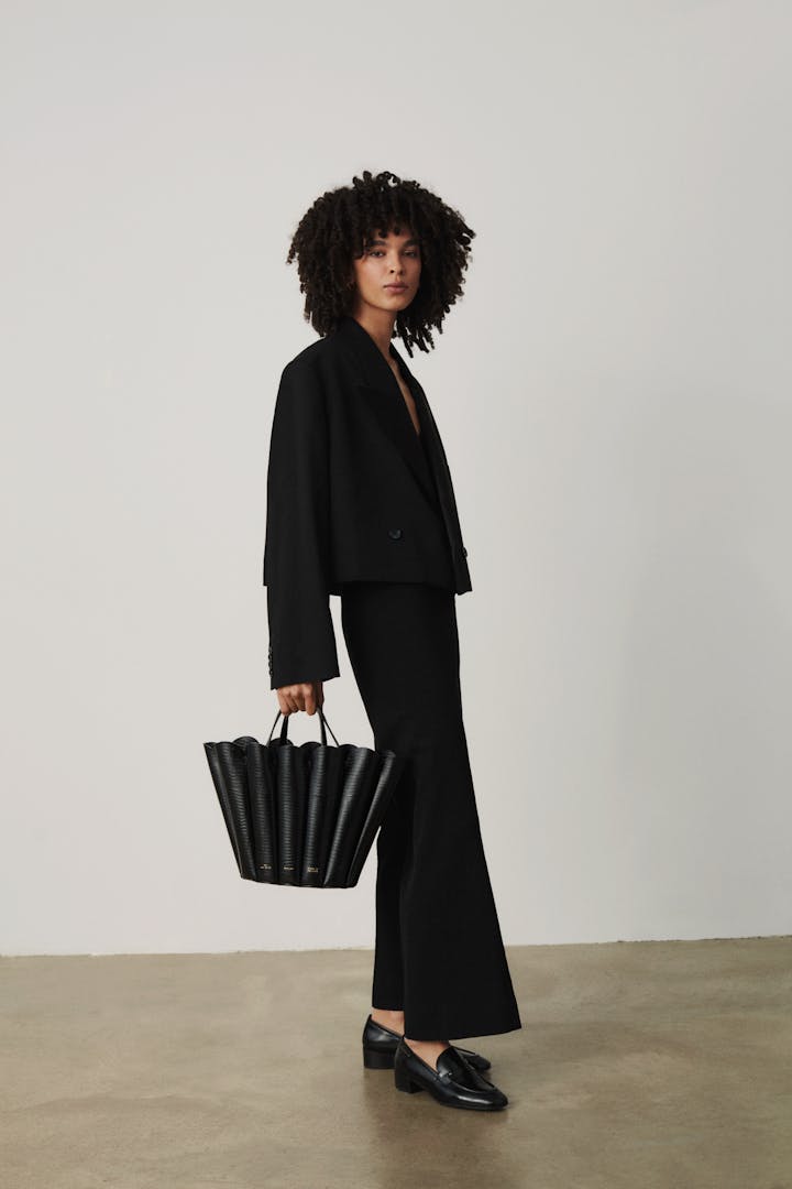 Shell Bag ”black lizard” - Chylak