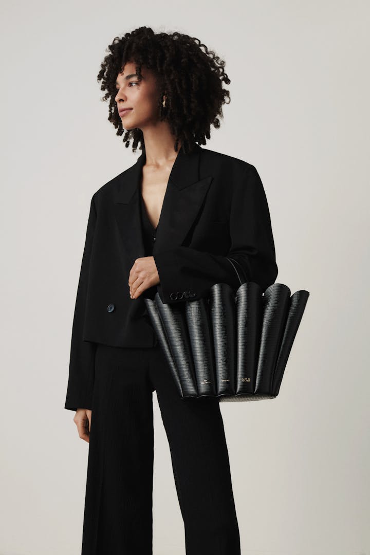 Shell Bag ”black lizard” - Chylak