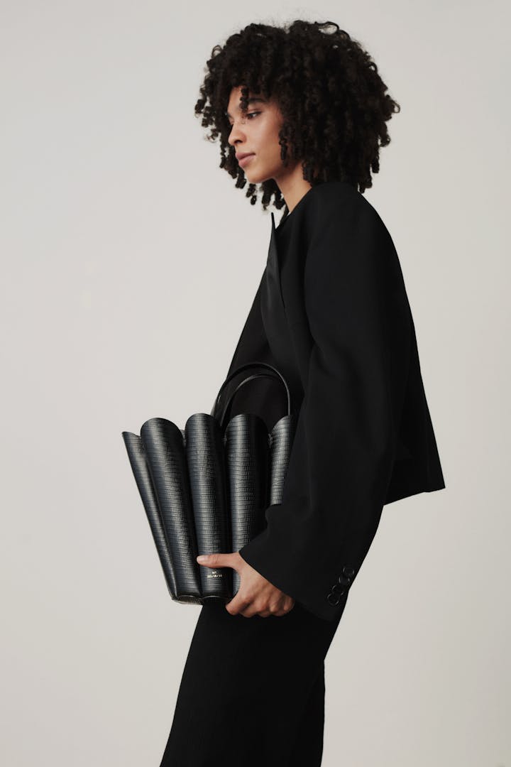 Shell Bag ”black lizard” - Chylak