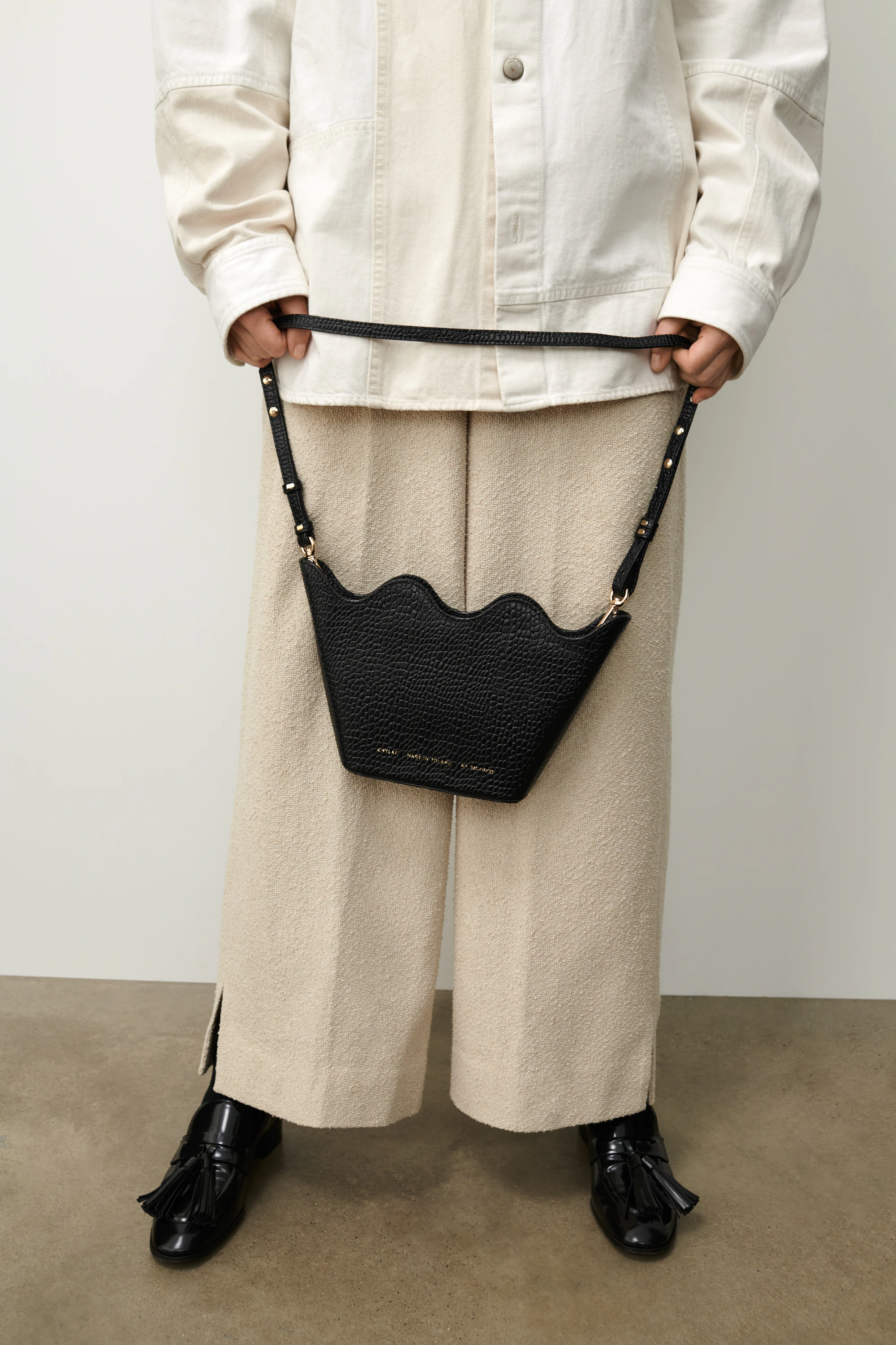 Small Wave Bag “fine crocodile” - Chylak