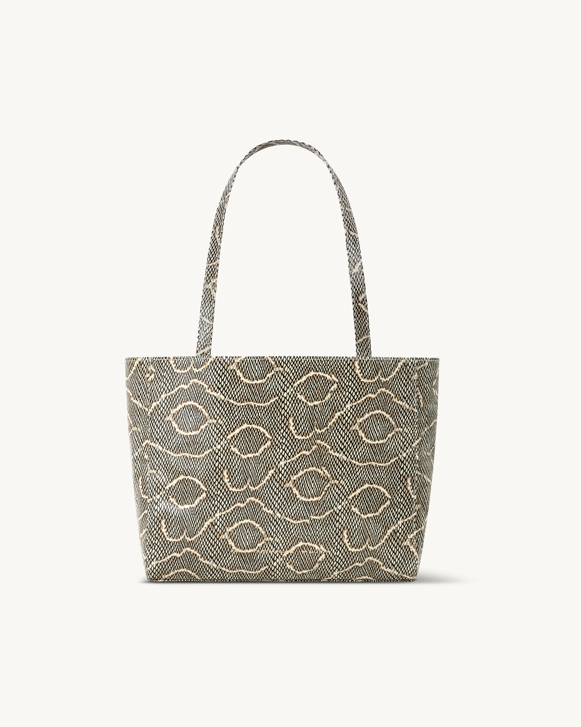 Classic Shopper Bag “beige python” - Chylak