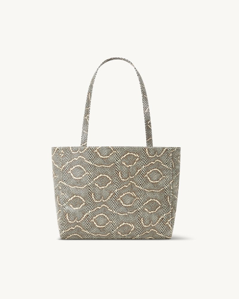 Classic Shopper Bag “beige python” - Chylak