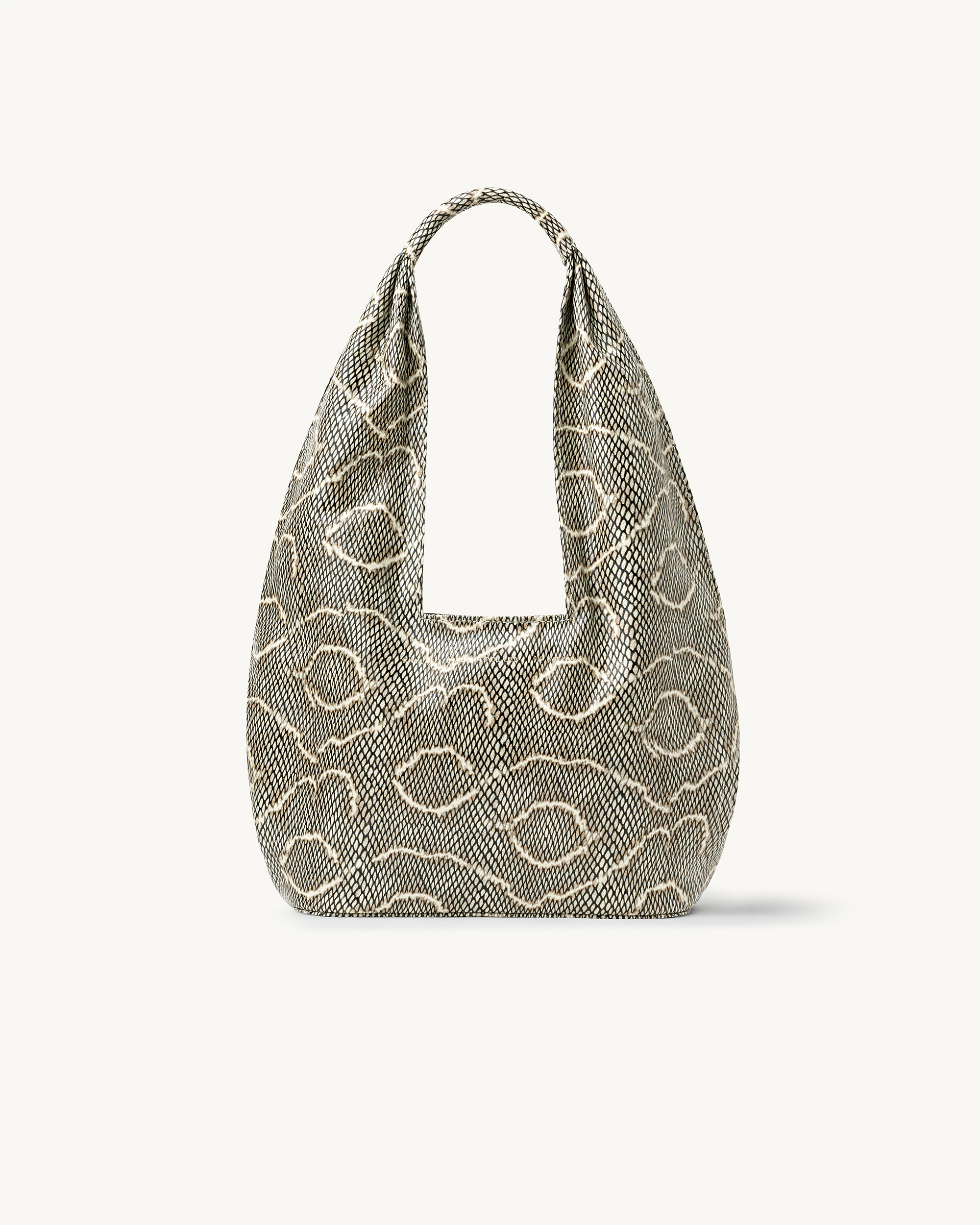 Small Hobo Bag “beige python” - Chylak